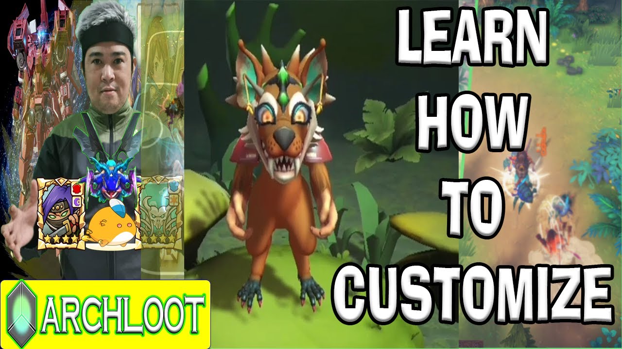 ArchLoot Monster Avatar Customizing | Summoner with Rock Throw Skill ...