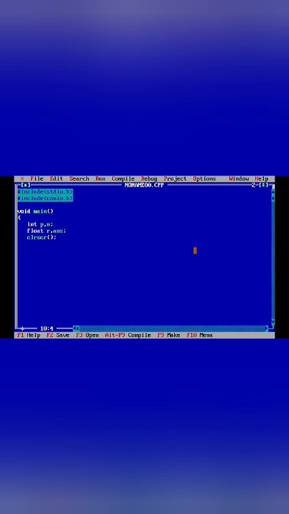 Write A C Program To Calculate Simple Interest C Program Bca Cprogramming