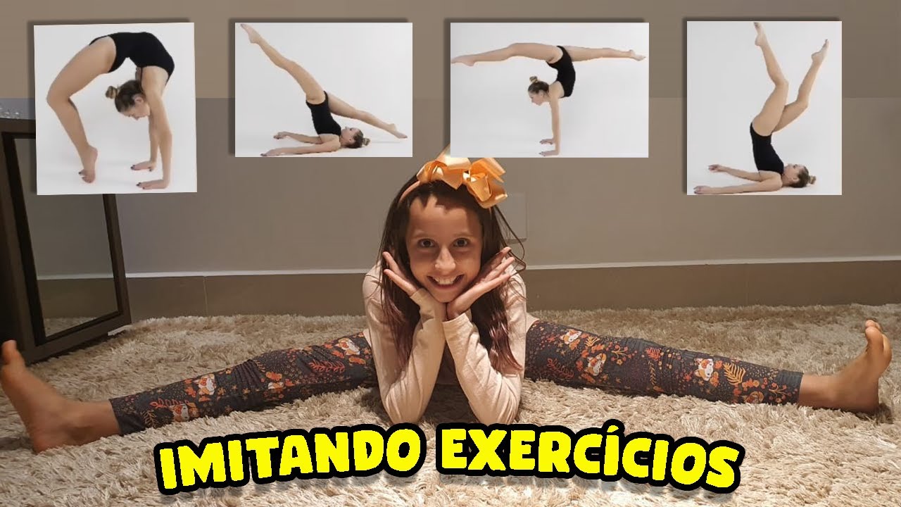 DESAFIO DA GINASTICA / IMITANDO OS EXERCÍCIOS FEITOS POR GINASTAS ...