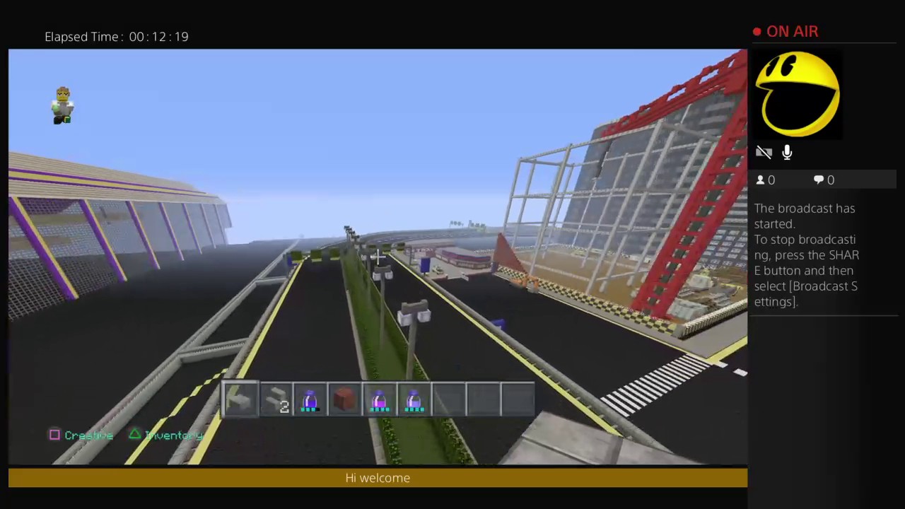 Minecraft building a city ps4 - YouTube