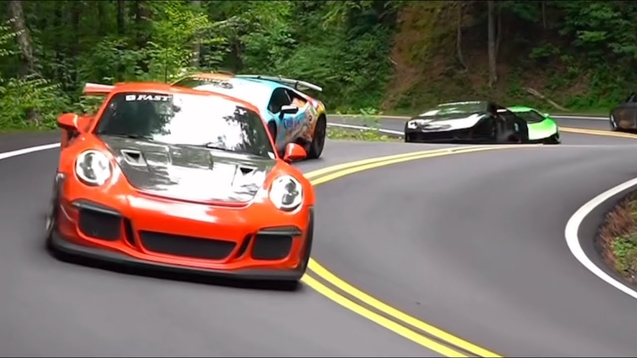 Exotic Supercars on Tail of the Dragon🎥 - YouTube