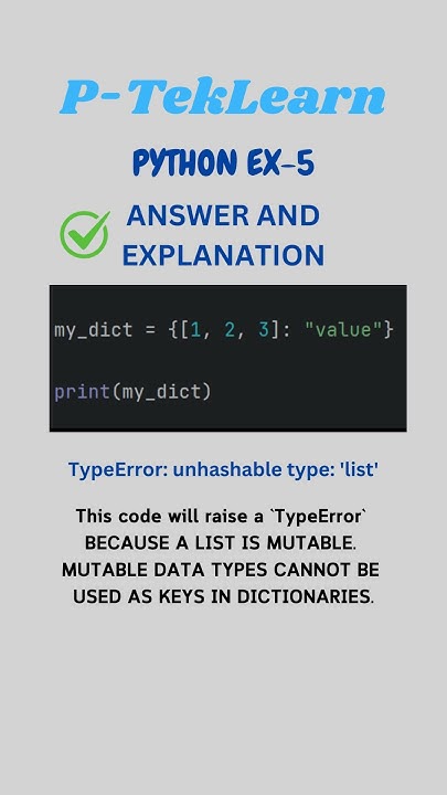 PYTHON Ex-5 ANSWER AND EXPLANATION | PYTHON CODING EXERCISES #pteklearn ...
