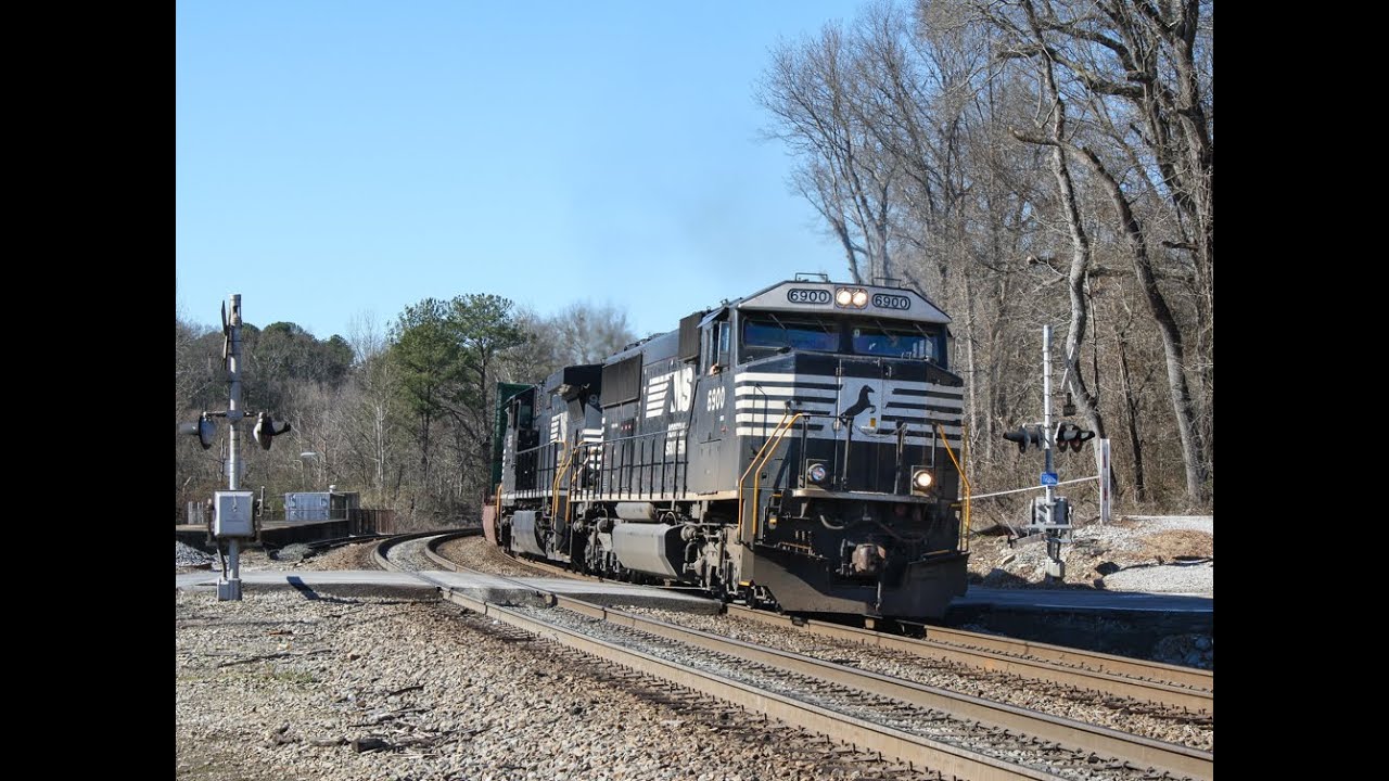 1/30/16, Part 4: New SD60E's, BNSF Coal, and More in Mableton, GA - YouTube