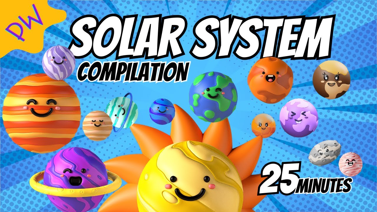 🌌 The Solar System Playlist | 25-Minute Non-Stop Animated Adventure 🎶 ...