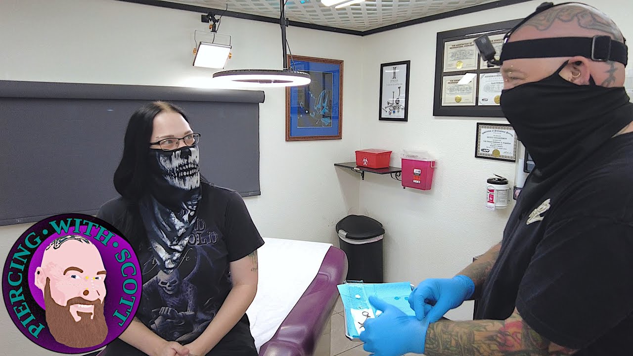 Piercing Miranda's Daith (Short Version) - YouTube