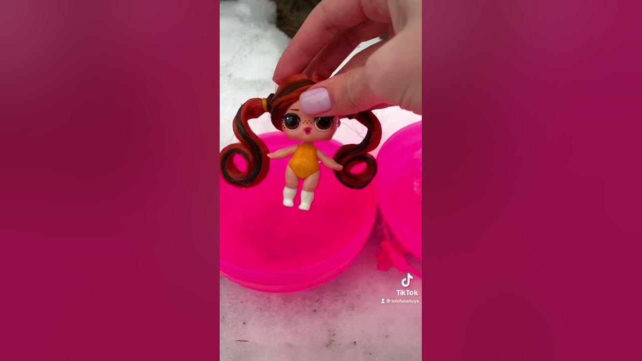 ТИК ТОК МЕНЯЕТ ЦВЕТ В ВОДЕ ! Кукла лол HAIRVIBES хэирвайбс! #shorts ...