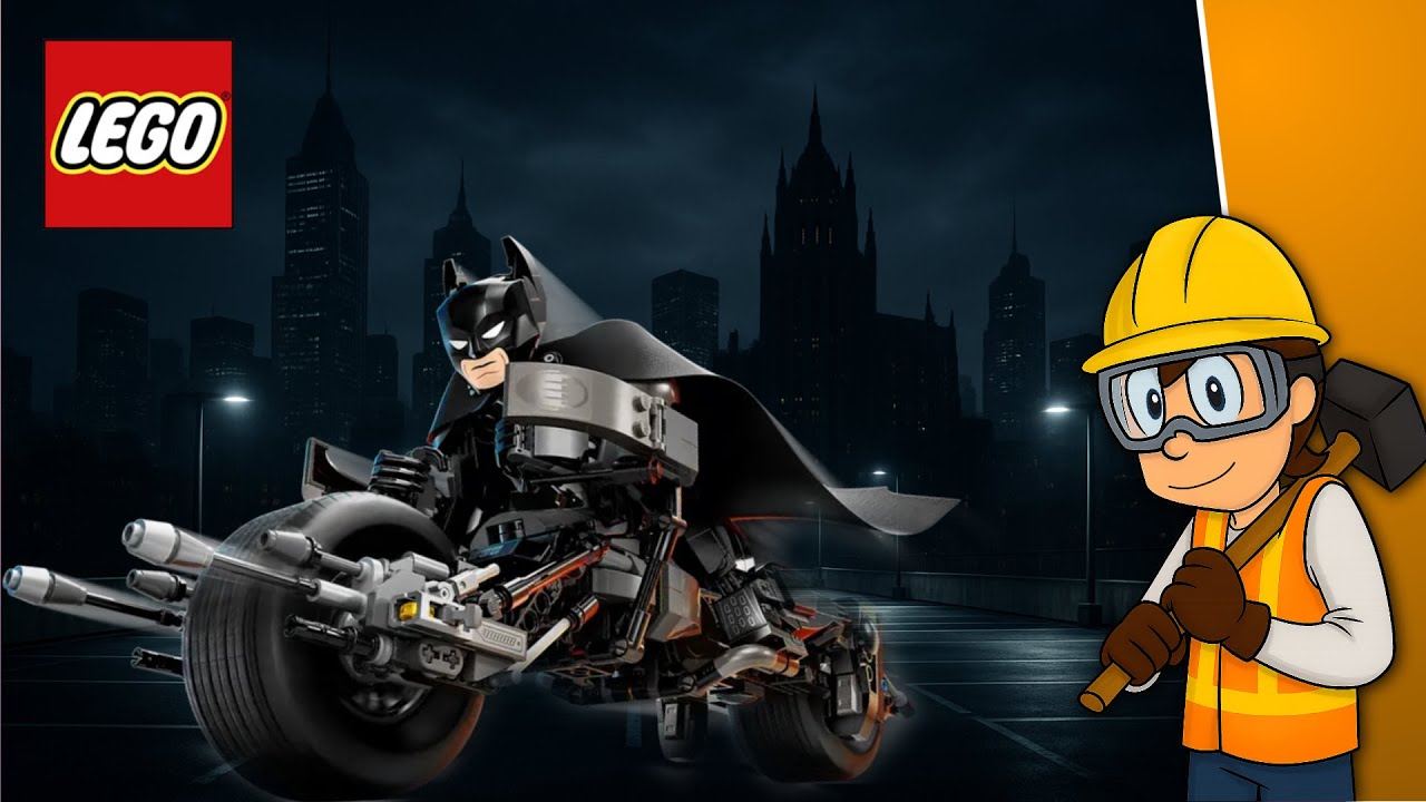Batman And The Bat Pod Bike // Lego Speed Build - YouTube