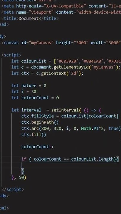 Circle overlapping in javascrip | creating circle in javascript | only coding - YouTube