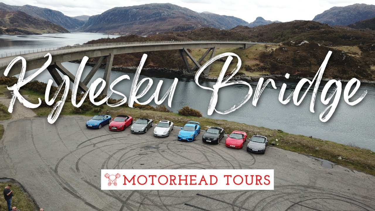 Motorhead tours over the Kylesku bridge. - YouTube