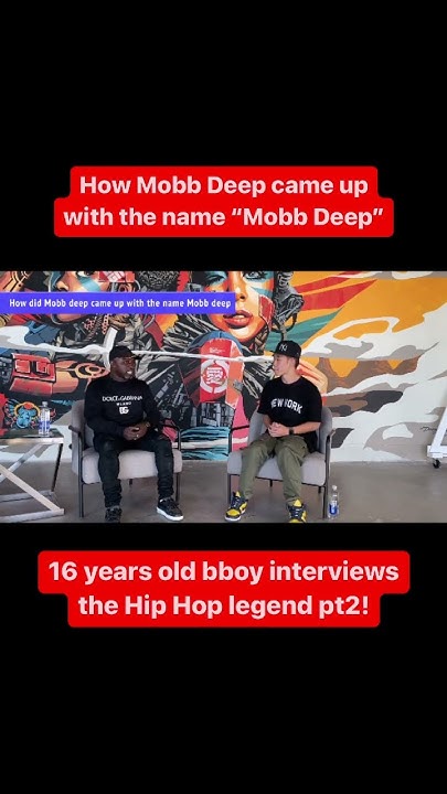 16 years old bboy interviews the Hip Hop legend Havoc from Mobb Deep!! （日本語字幕付き）#shorts - YouTube