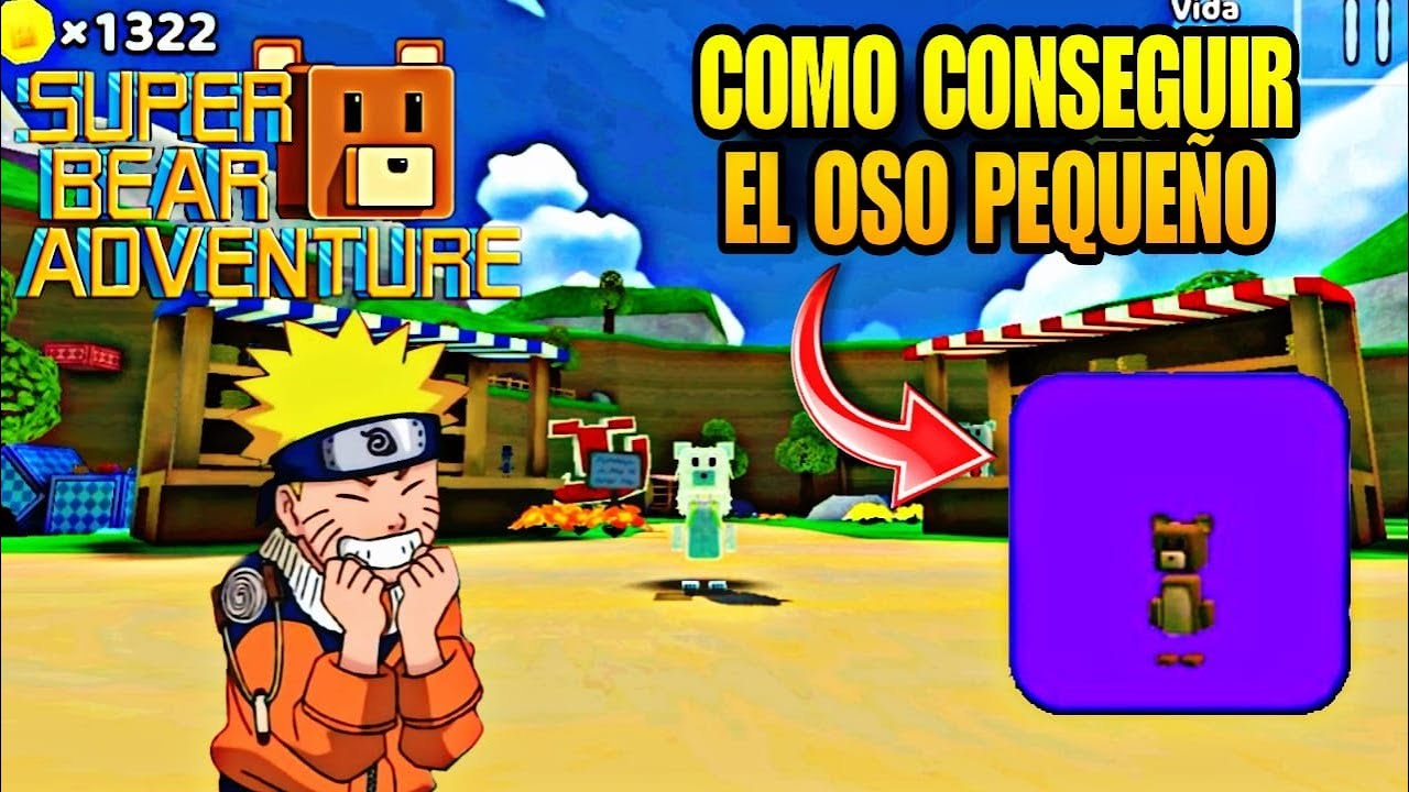 TUTORIAL como CONSEGUIR el OSO PEQUEÑO en SUPER BEAR ADVENTURE !! - YouTube