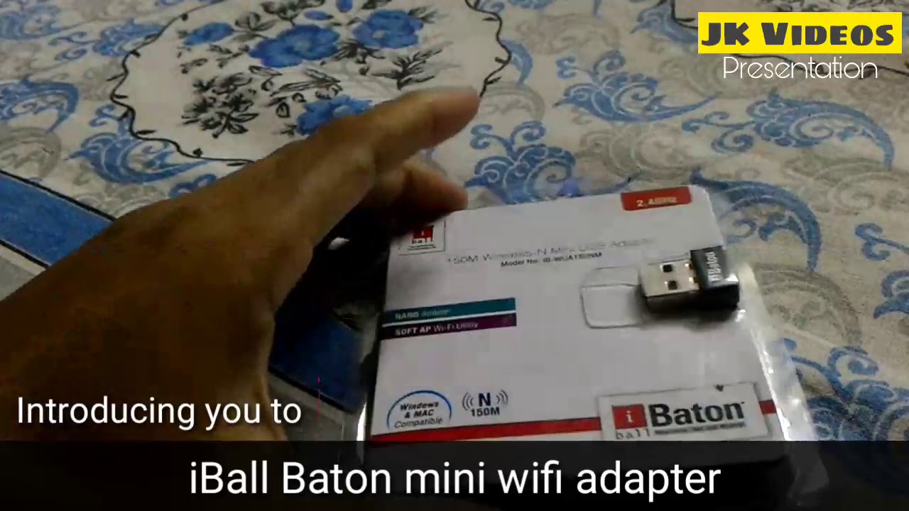 Unpackating of iBall mini wi-fi adapter - YouTube
