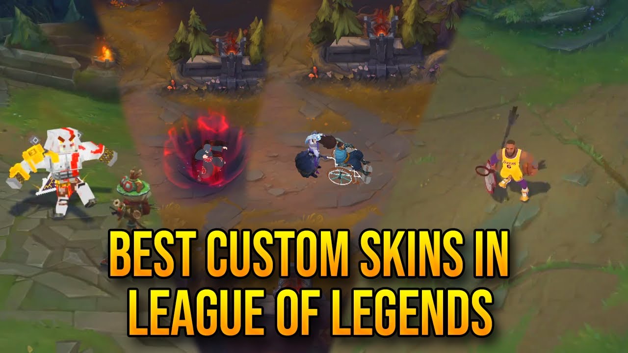 Best Custom Skins In League of Legends(Ender Dragon,Lebron James ...