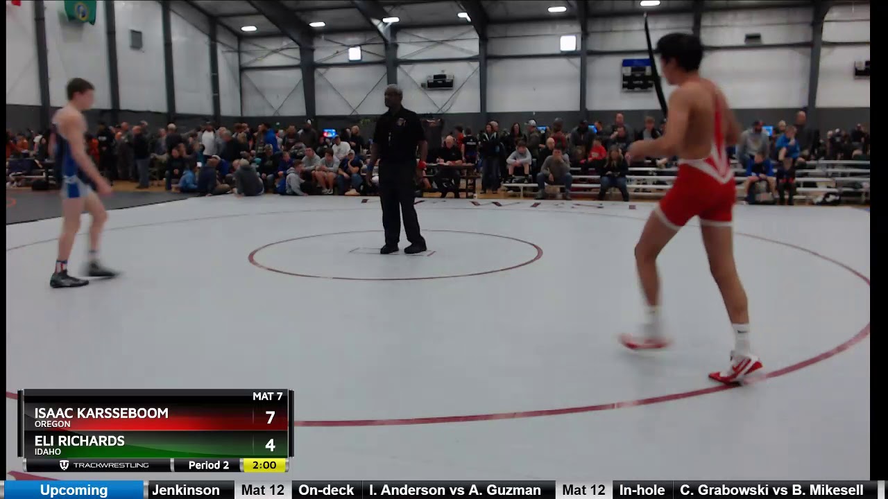 Cadet 138 Isaac Karsseboom Oregon Vs Eli Richards Idaho - YouTube