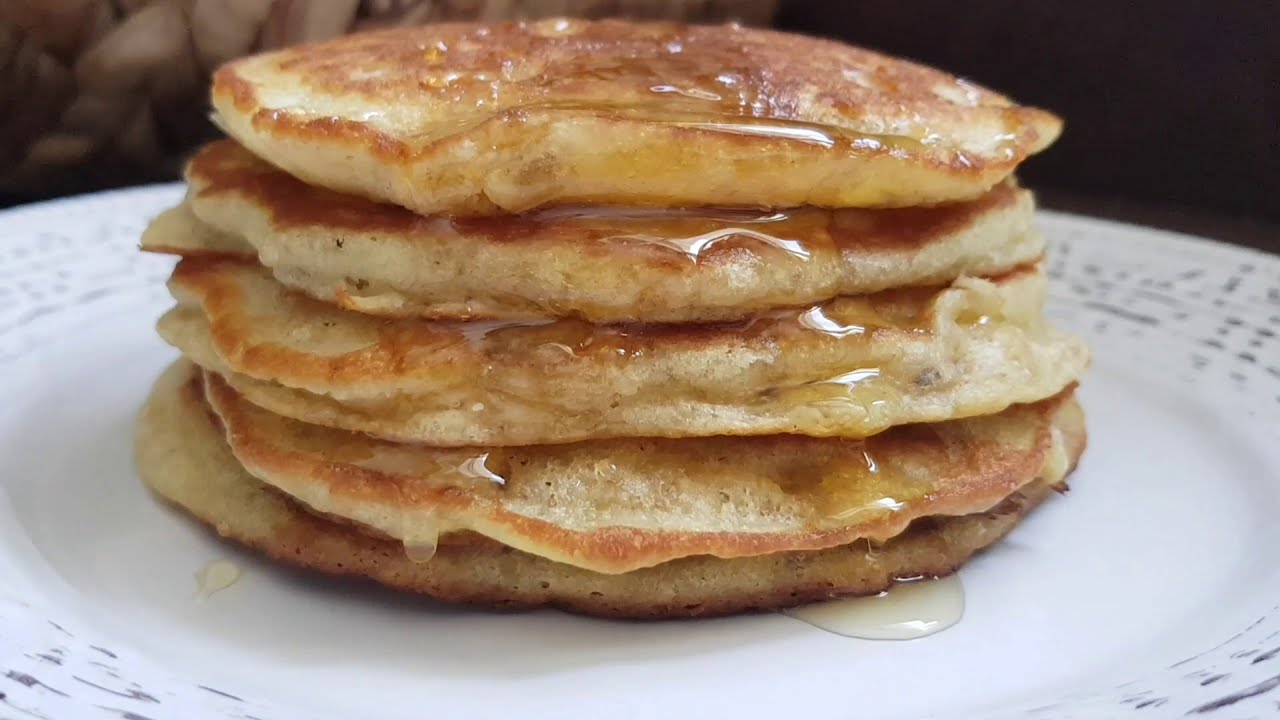 Pancakes(clatite)pufoase cu ovaz| Oatmeal Pancakes| Mic dejun rapid ...