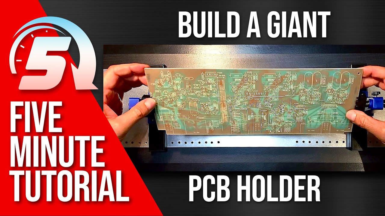 Quick! Build A Giant PC Board Holder - YouTube