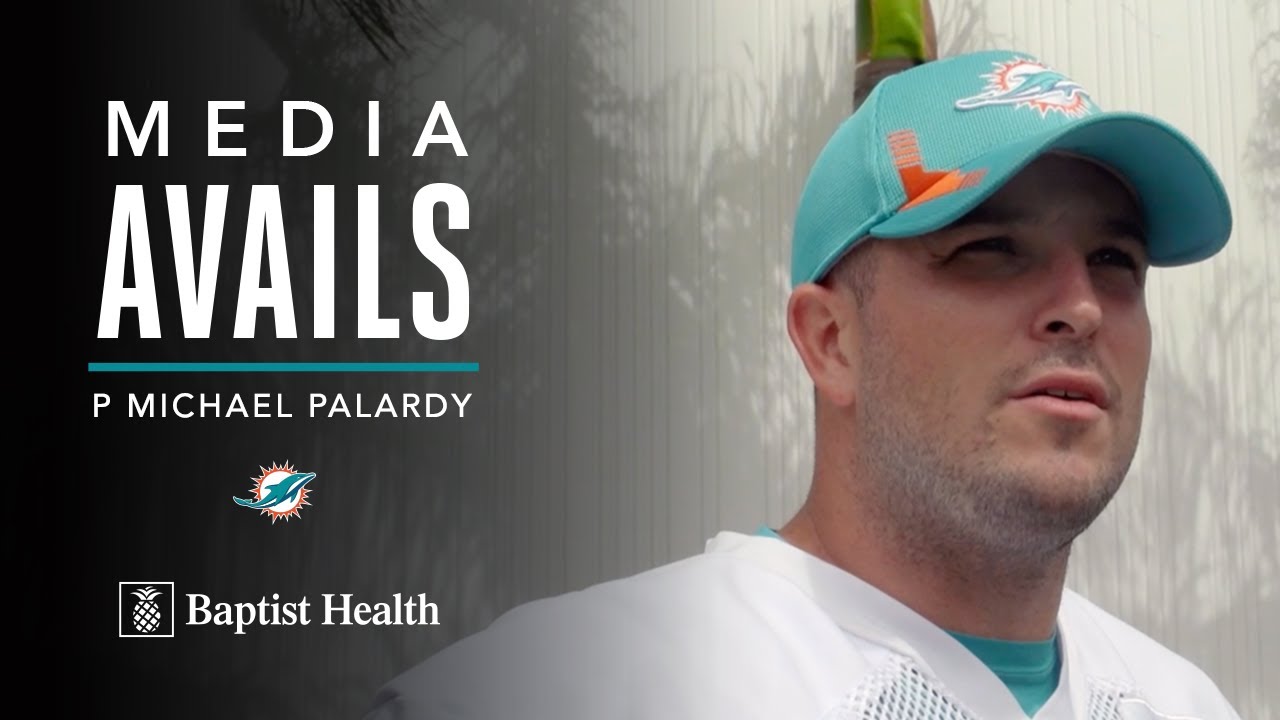 Michael Palardy meets with the media | Miami Dolphins - YouTube