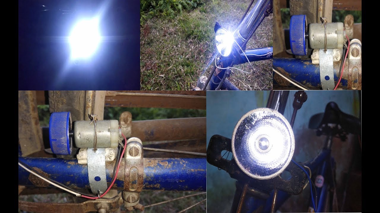 how to make free energy light for cycle - YouTube