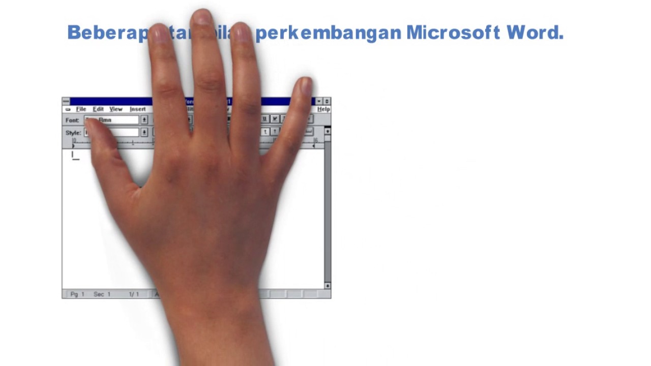 Sejarah Ms Word - YouTube