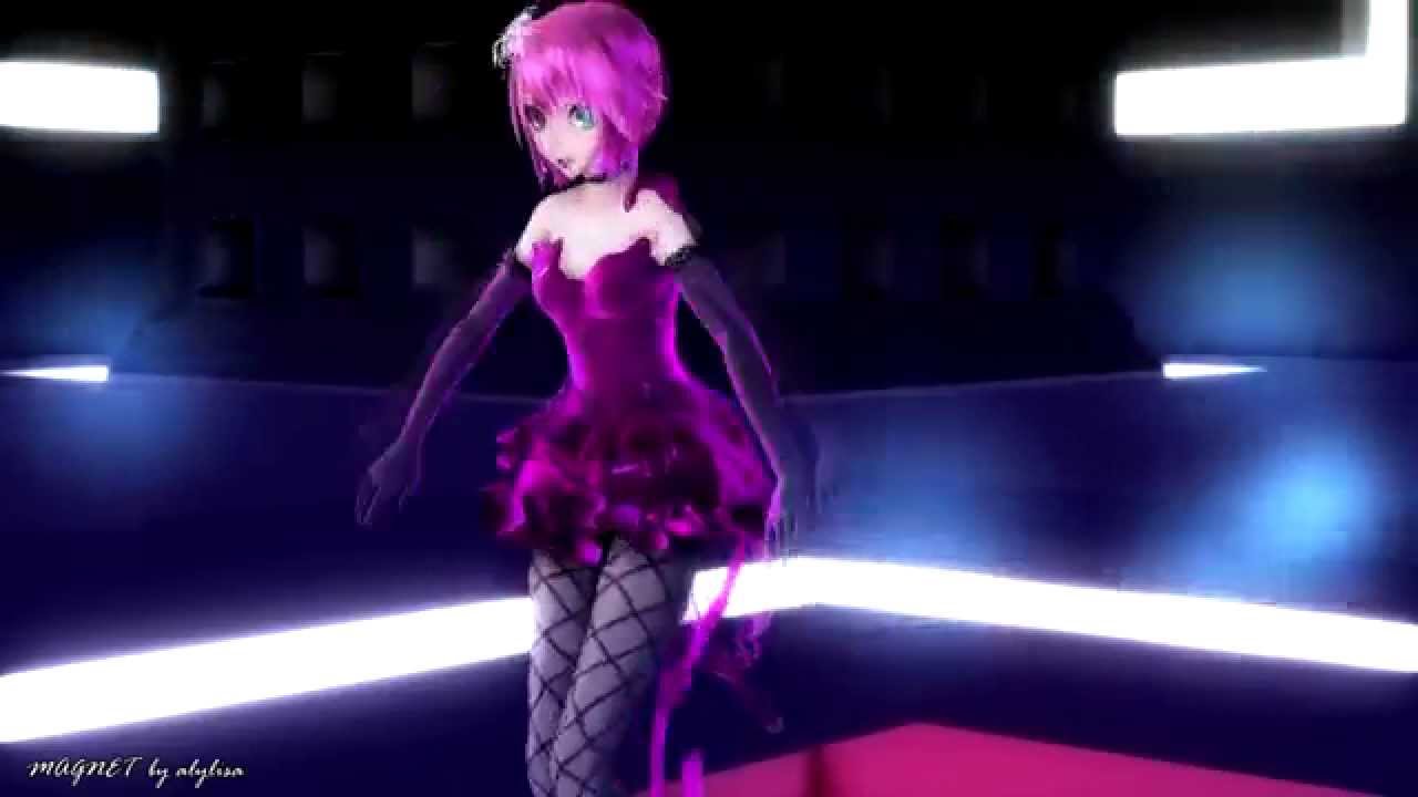 【MMD+UTAU】 Magnet 【Teto&Alysa Catdress】 60fps - YouTube