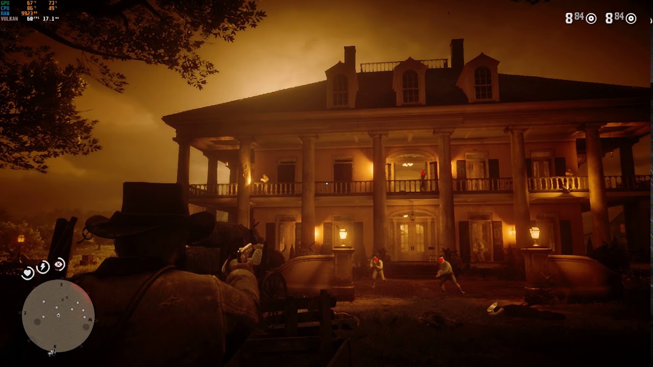 Red Dead Redemption 2: Arthur and the gang raids Braithwaite manor ...