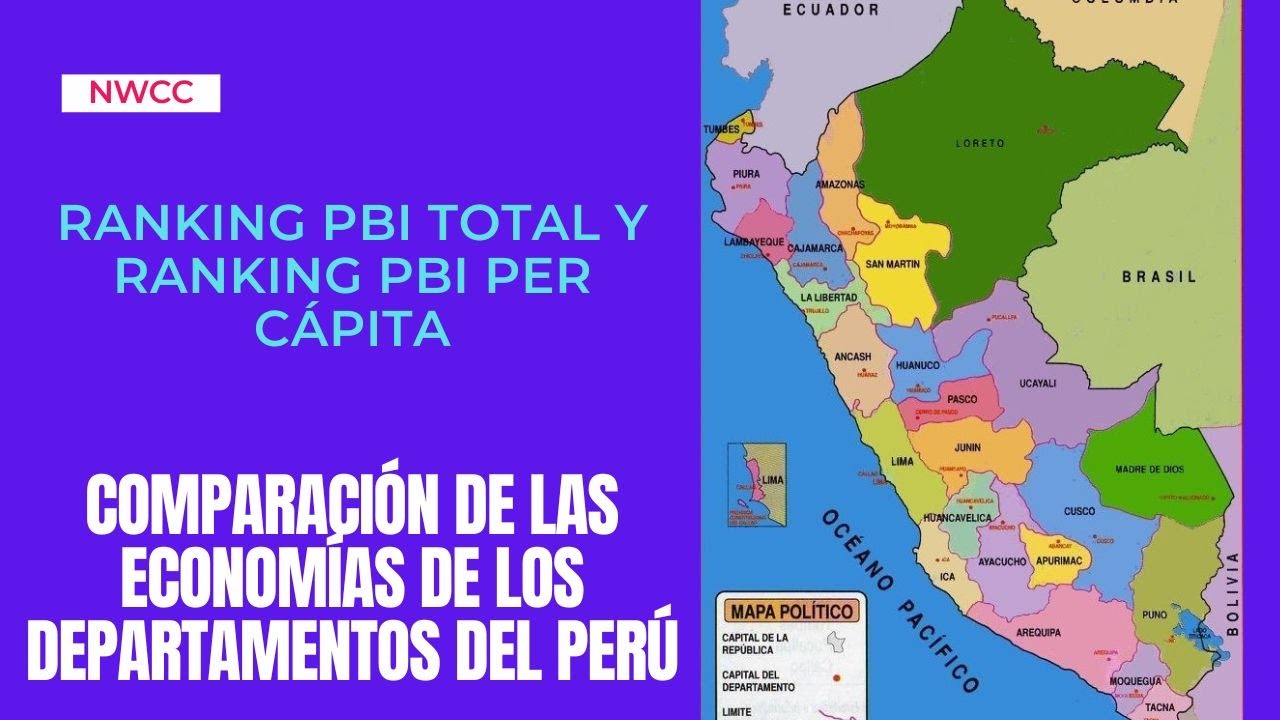 Comparación de las Economías de los Departamentos del Perú - Ranking ...