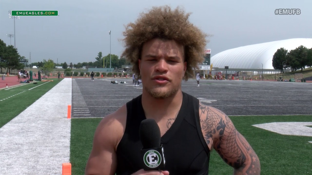 2018 Football Camp: Blake Banham Interview - YouTube
