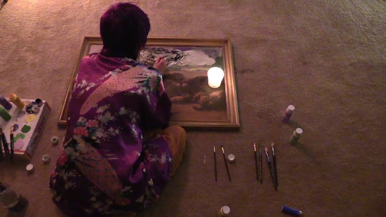 Josh Ritter - Rumors (Official Non-Official Video) Painting in the sky ...