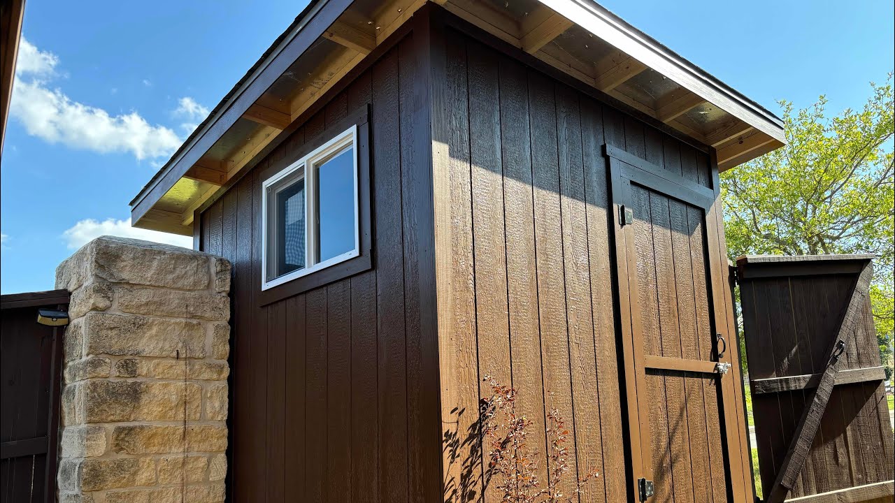 Building a 8x8 shed - YouTube