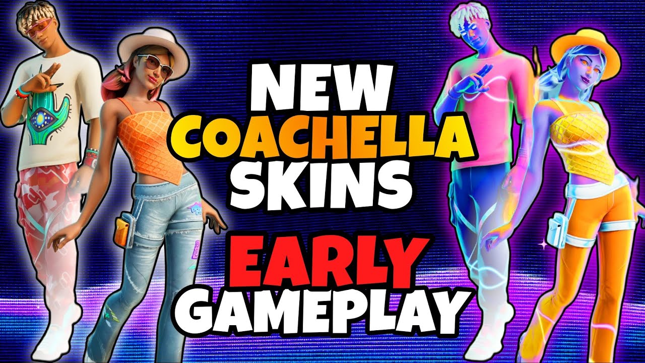 These NEW Coachella Skins Are BETTER Than Last Year's! (EARLY Gameplay ...
