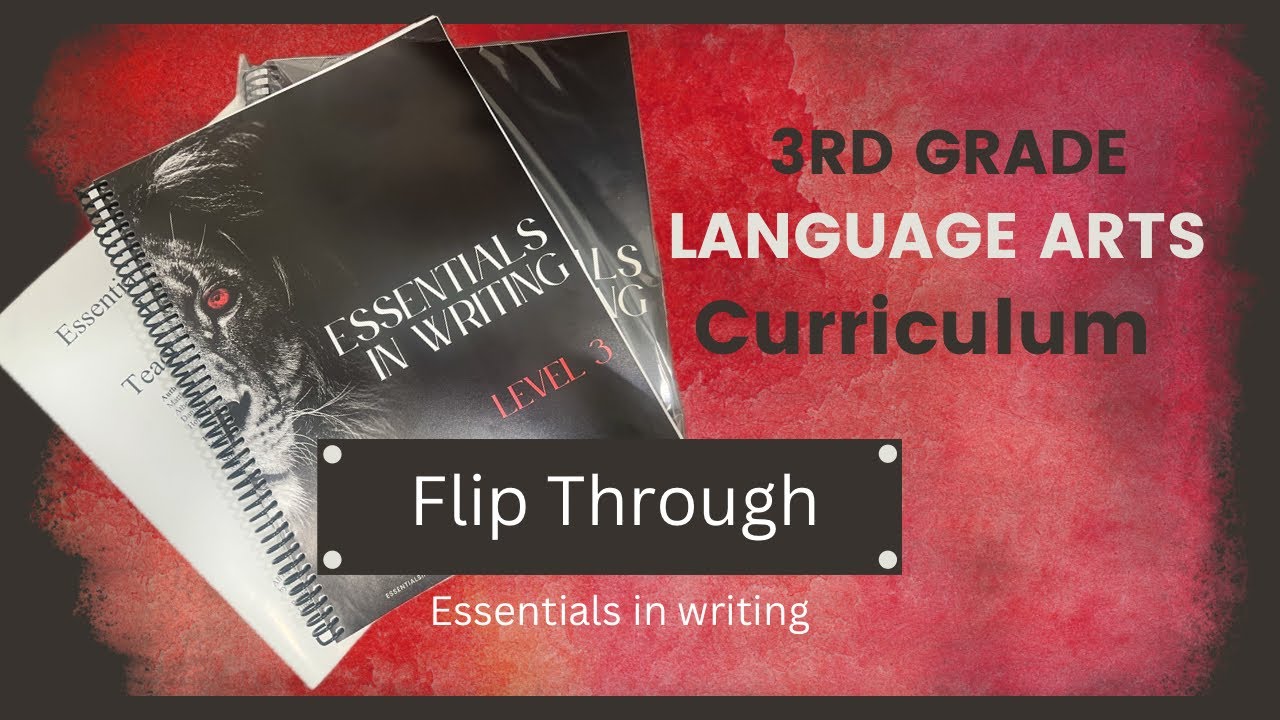 Quick Flip through of Essentials in Writing curriculum - YouTube