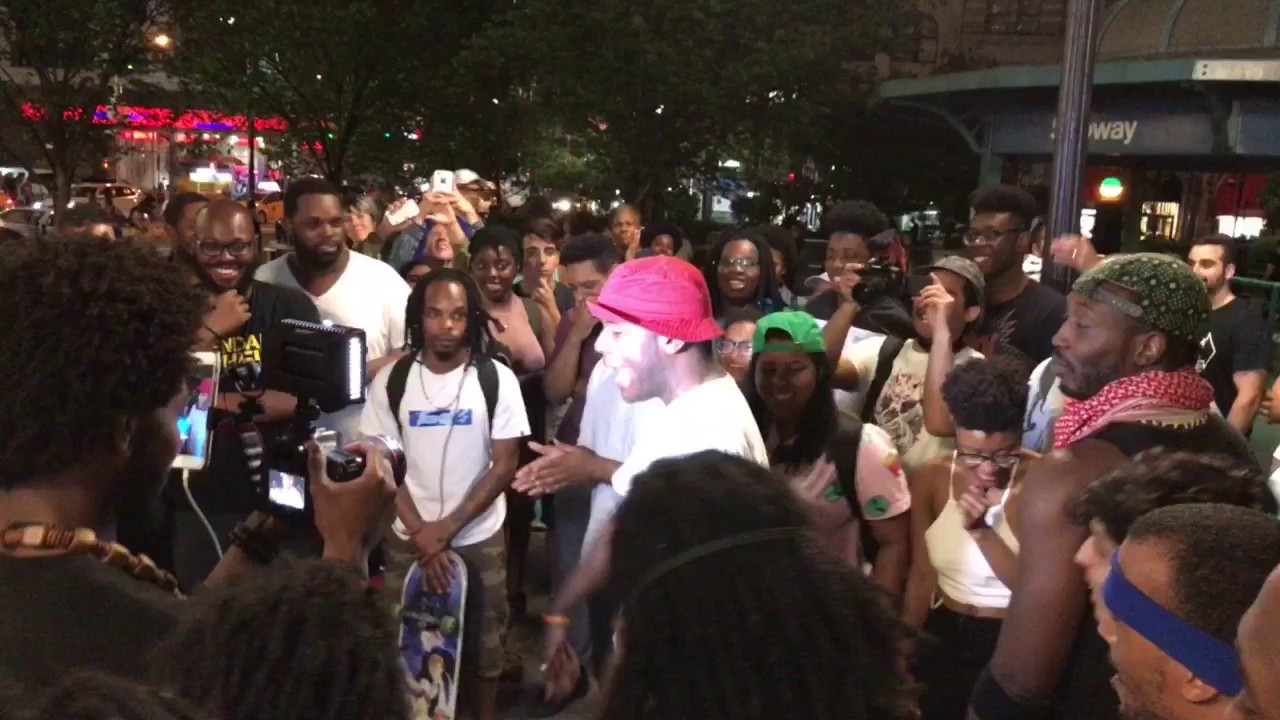 Freestyle Rapping in New York - YouTube
