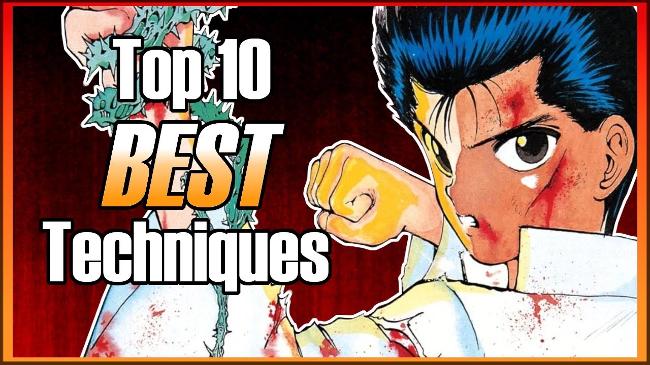 Top 10 BEST Techniques in Yu Yu Hakusho - YouTube