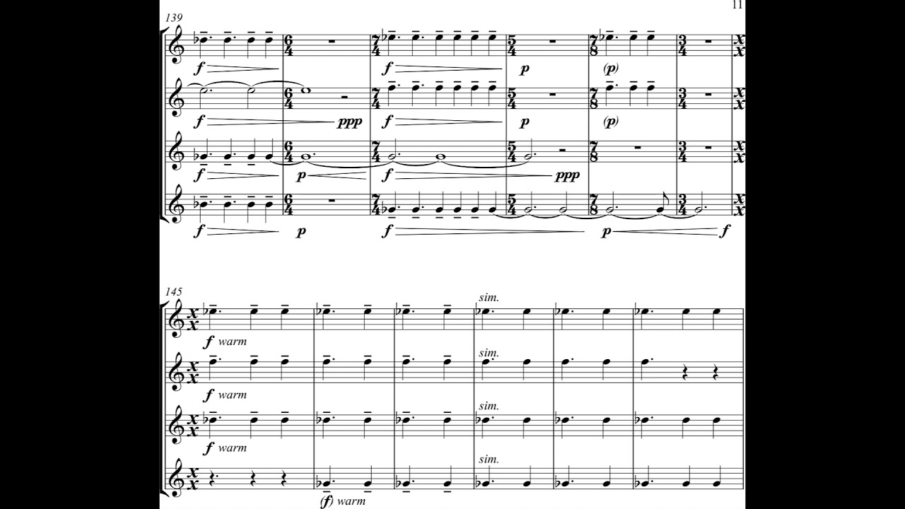 Nelson Walker - Adam and the Serpent for Saxophone Quartet (2019) [Score-Video] - YouTube Music