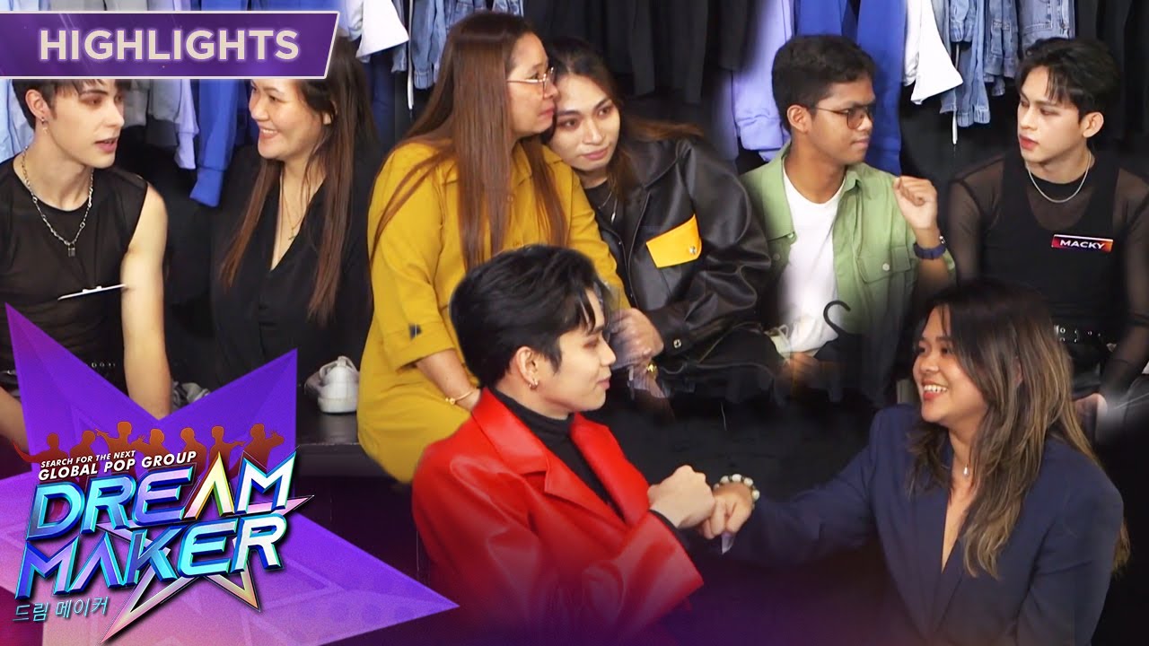 Vinci, Macky, Jay-R and Ron are visited by their families | Dream Maker ...