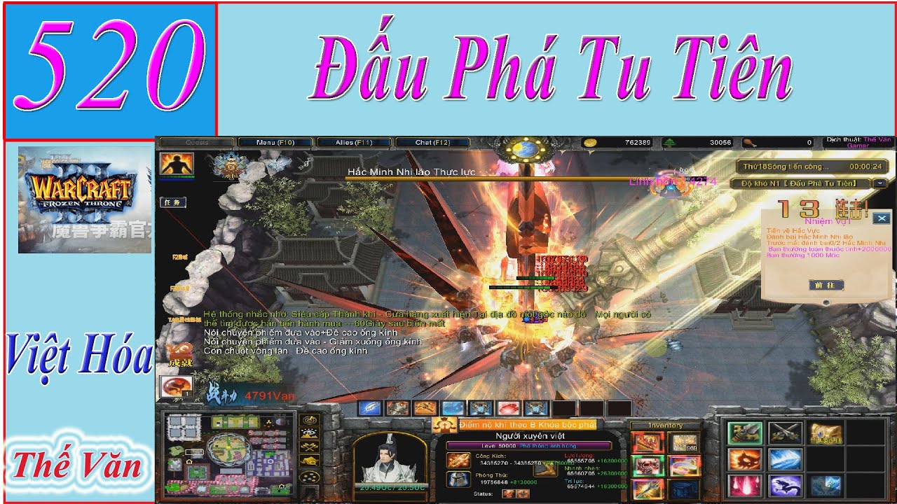 WAR3 - 520 | Đấu Phá Tu Tiên | 我在斗破修仙 - Hero Defense - Phòng Thủ ...