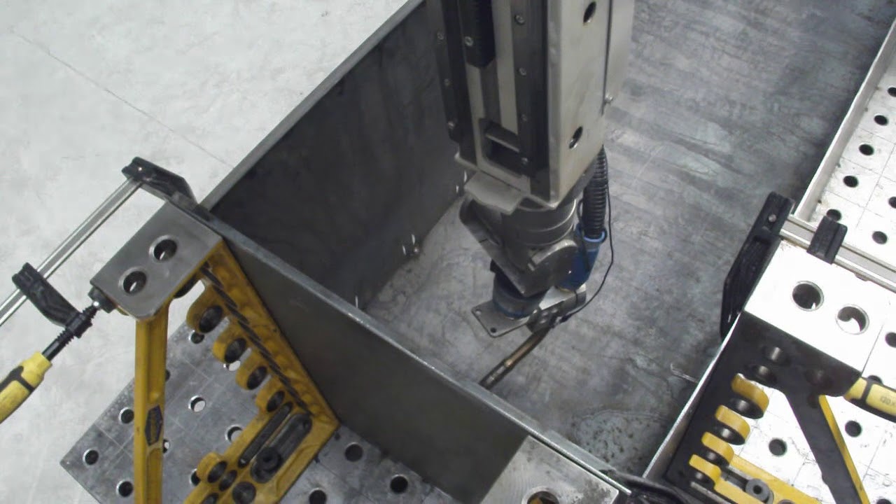 Welding Enclosures of Sheet Metal - YouTube