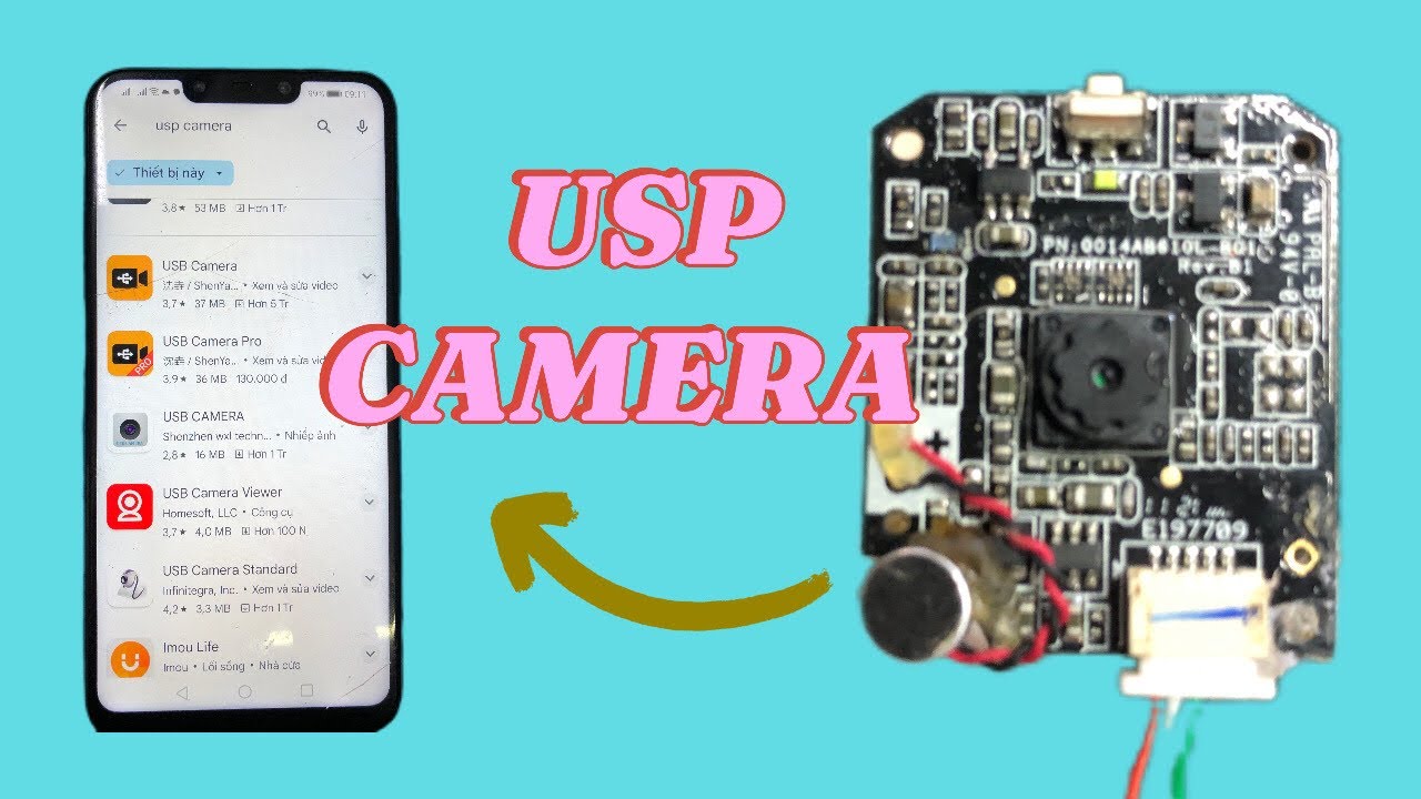 Cách làm camera usp smartphone - YouTube