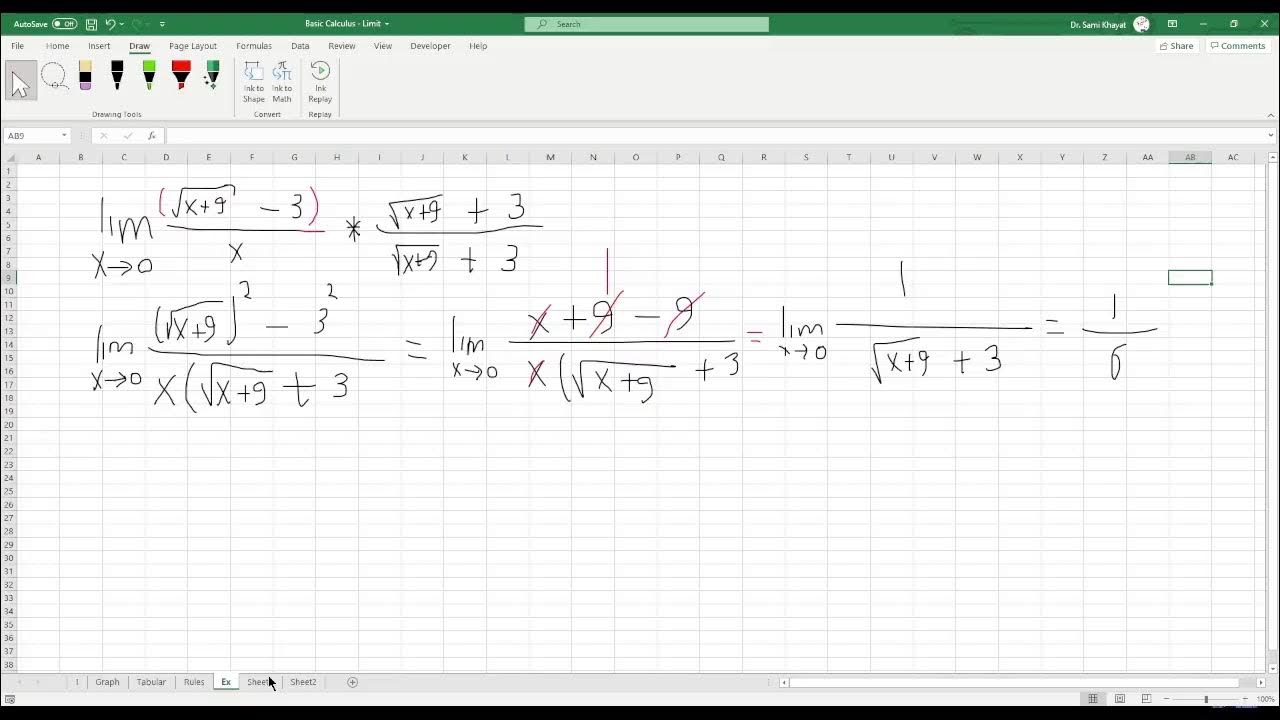 Basic Calculus - Limit review. - YouTube