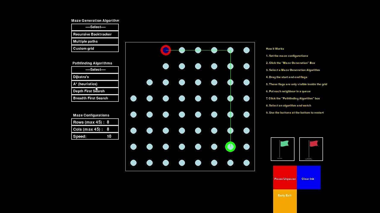 Pathfinding 2 - Maze Program - YouTube