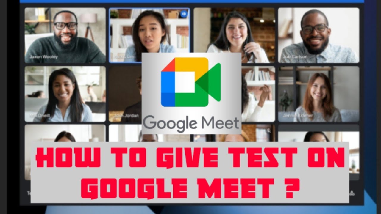 Online Google meet par test kaise de - YouTube