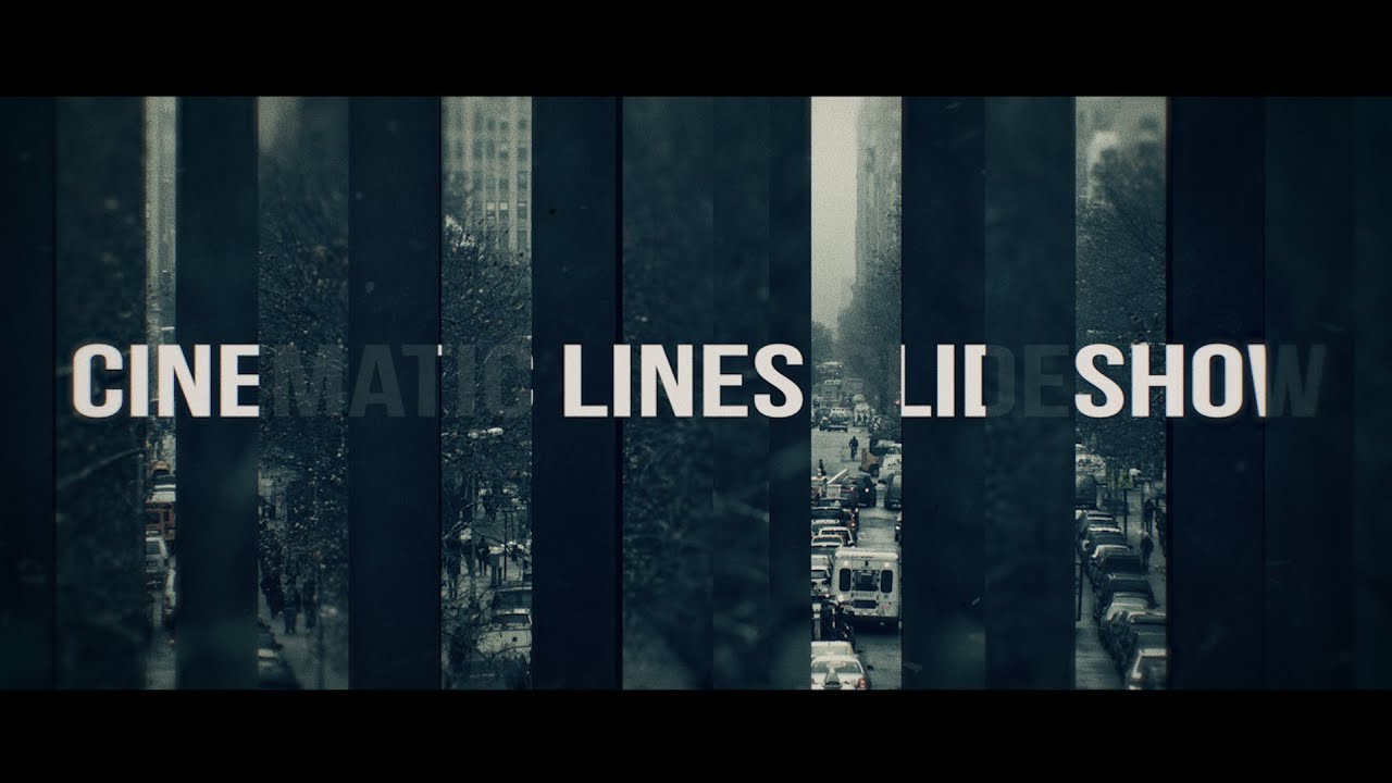 Cinematic Lines Slideshow - YouTube