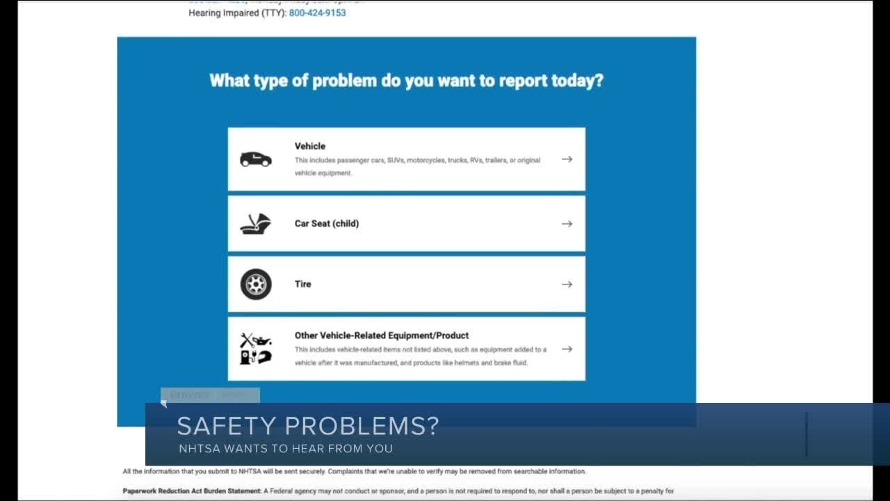Vehicle safety problem? Tell the NHTSA - YouTube
