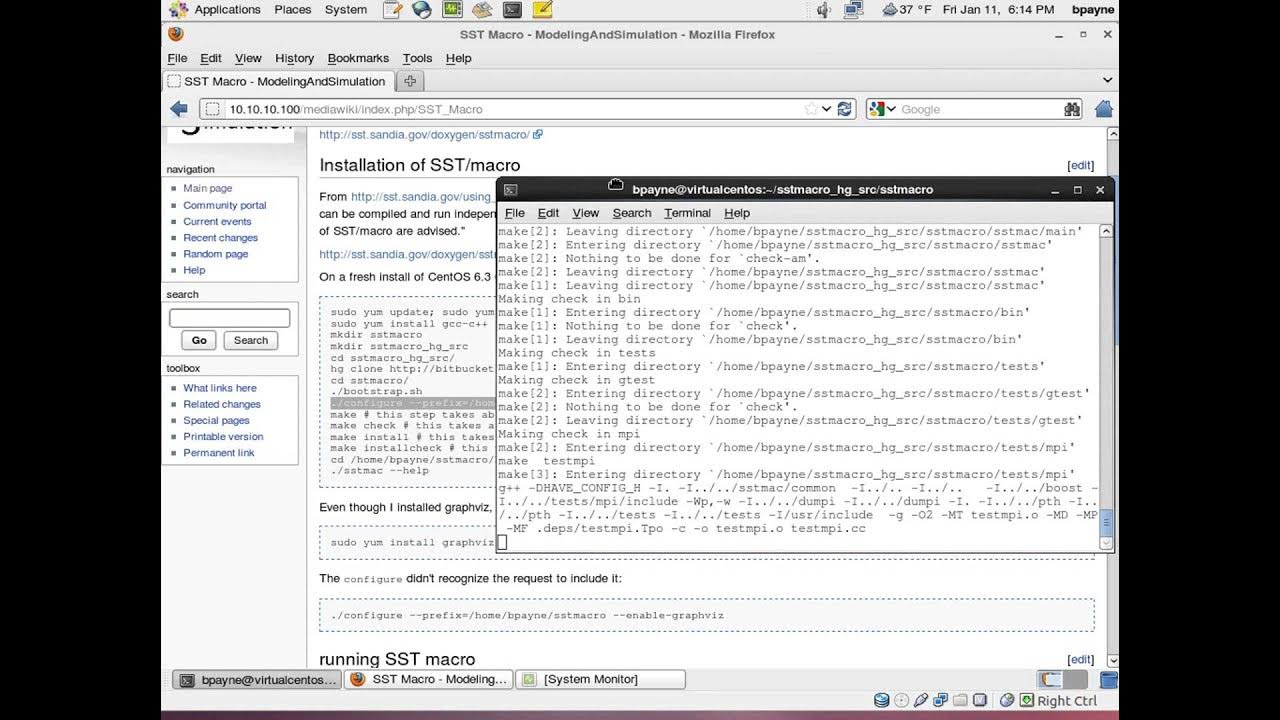 Sandia's Structural Simulation Toolkit Macro installation and use - YouTube