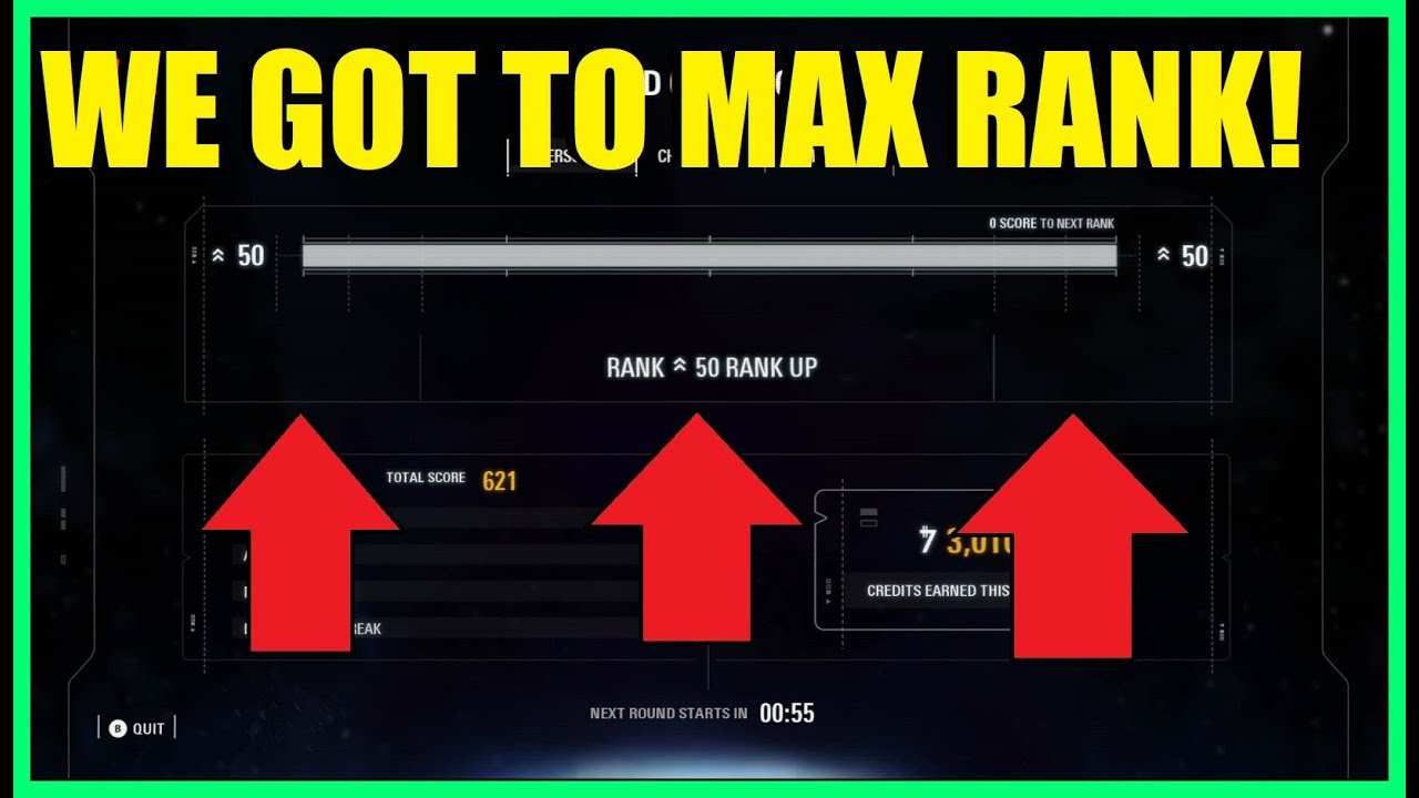 Star Wars Battlefront 2 - Just got to MAX RANK! LVL 50! | Fully ...