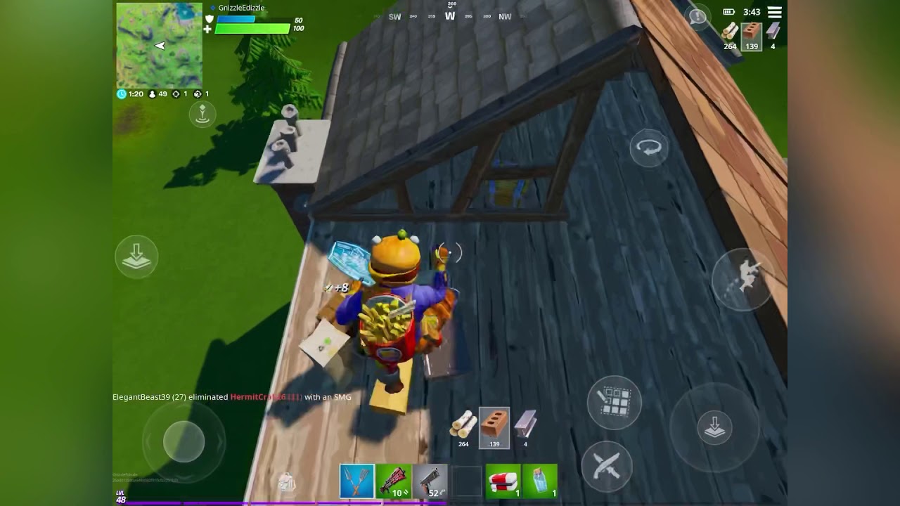 Becoming a construction worker in Fortnite - YouTube
