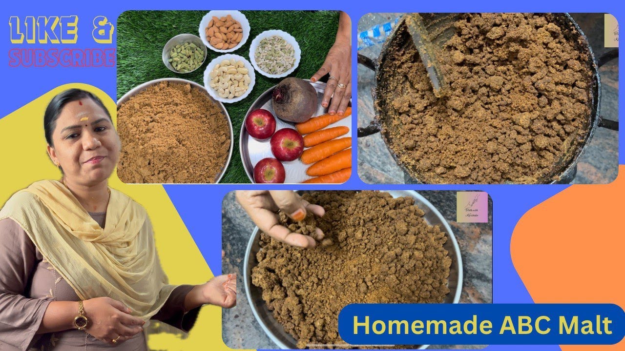 A B C மால்ட் செய்முறை ரகசியம்|Home made apple, beetroot,carrot malt ...