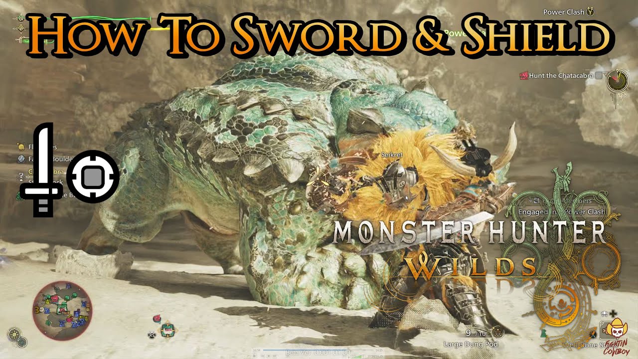 Monster Hunter Wilds Beta - How To Sword & Shield Intro Guide - YouTube