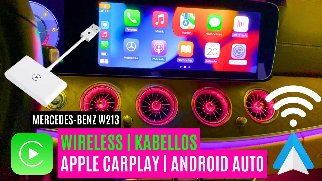 Wireless Apple Carplay & Android Auto | Test & Review | Mercedes-Benz ...