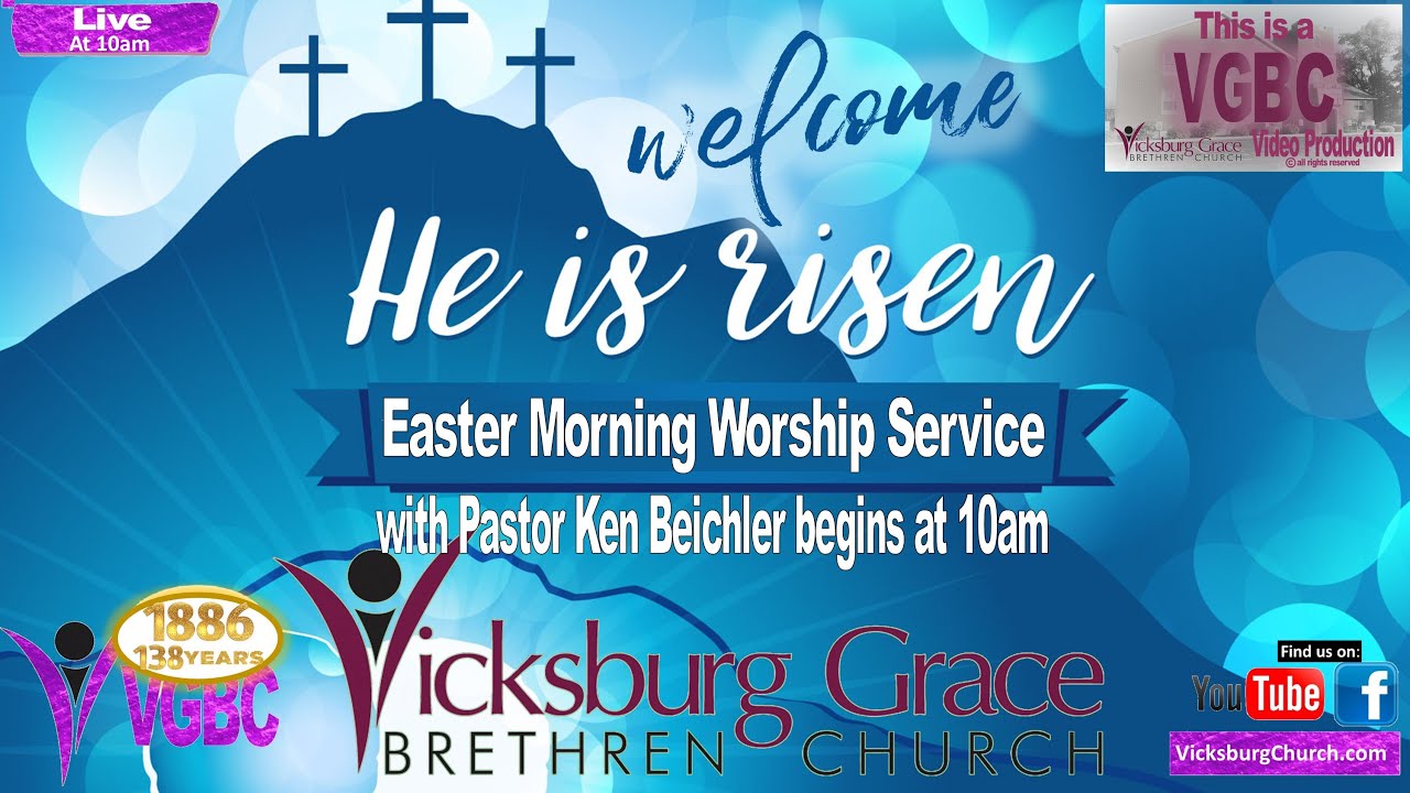 VGBC Easter Morning Worship Service 04-20-2025 - YouTube